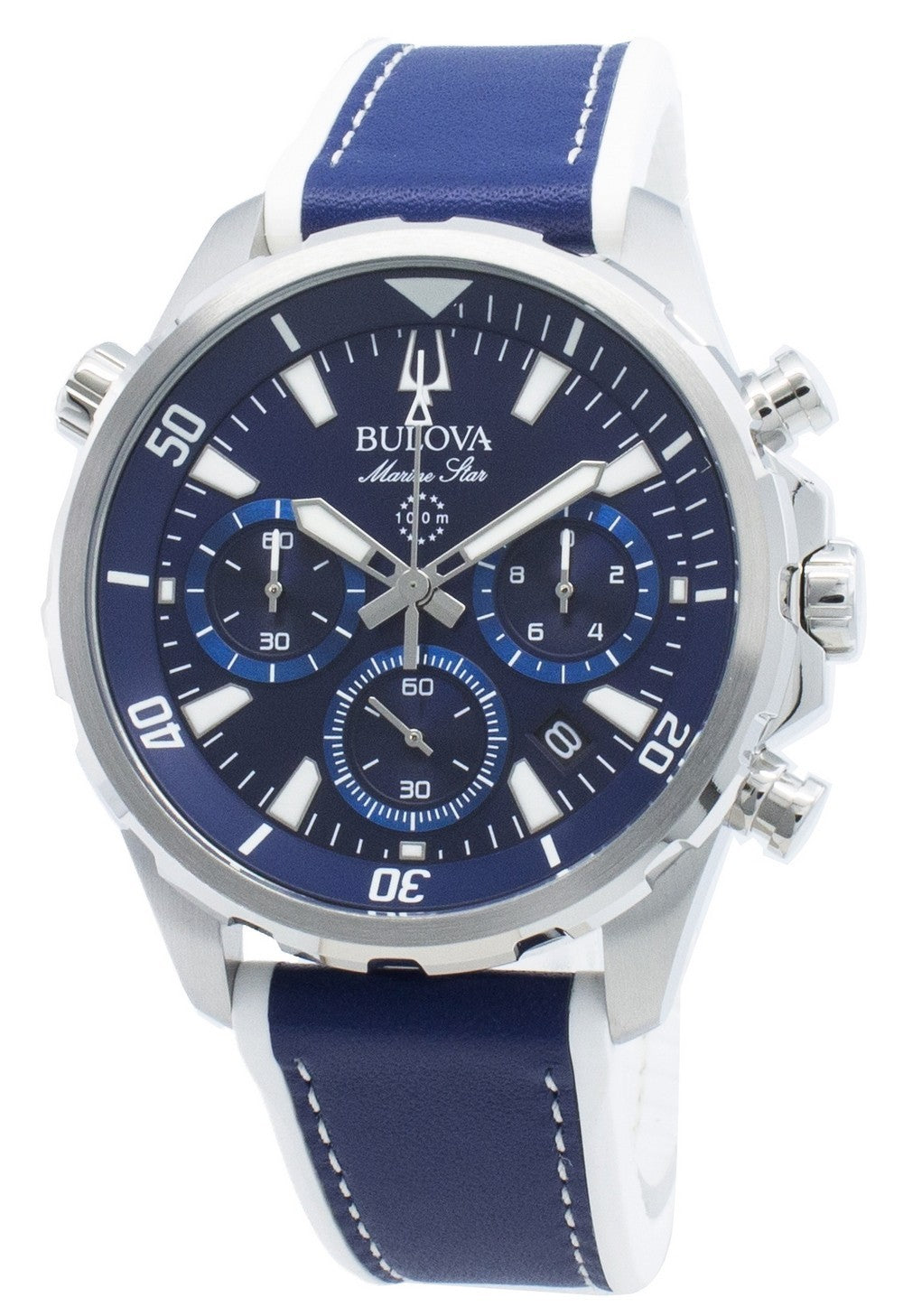 Bulova Marine Star 96b287 Chronograph Quartz Men's Watch – Lil Uzi